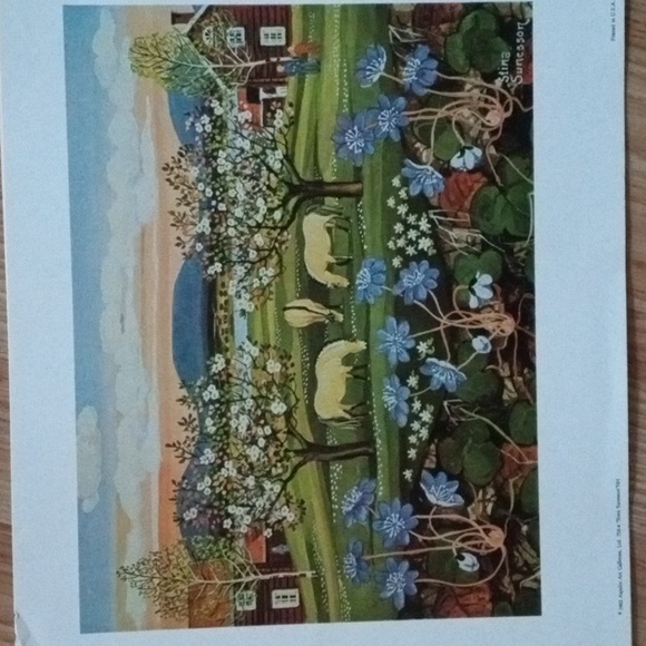 Art | Vintage Stina Sunesson Art Print From 1982 Aspelin Art Galleries ...